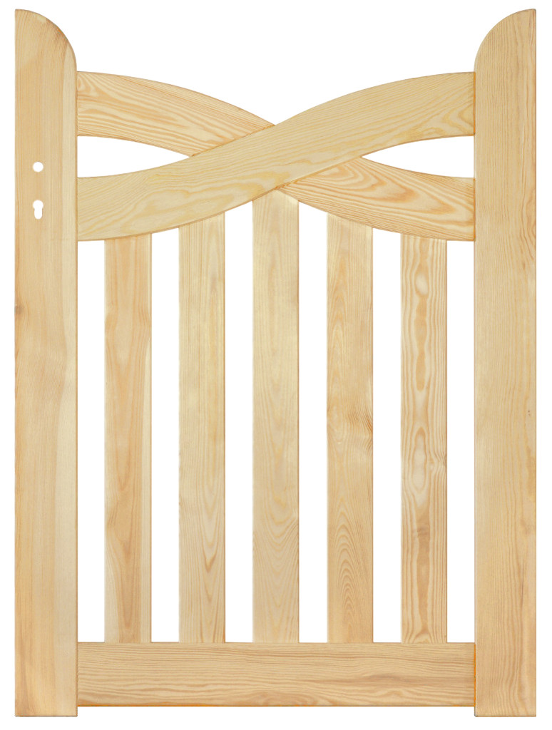 RahmenTür "Split", Holz-Gartentüren mit stabilem Rahmen